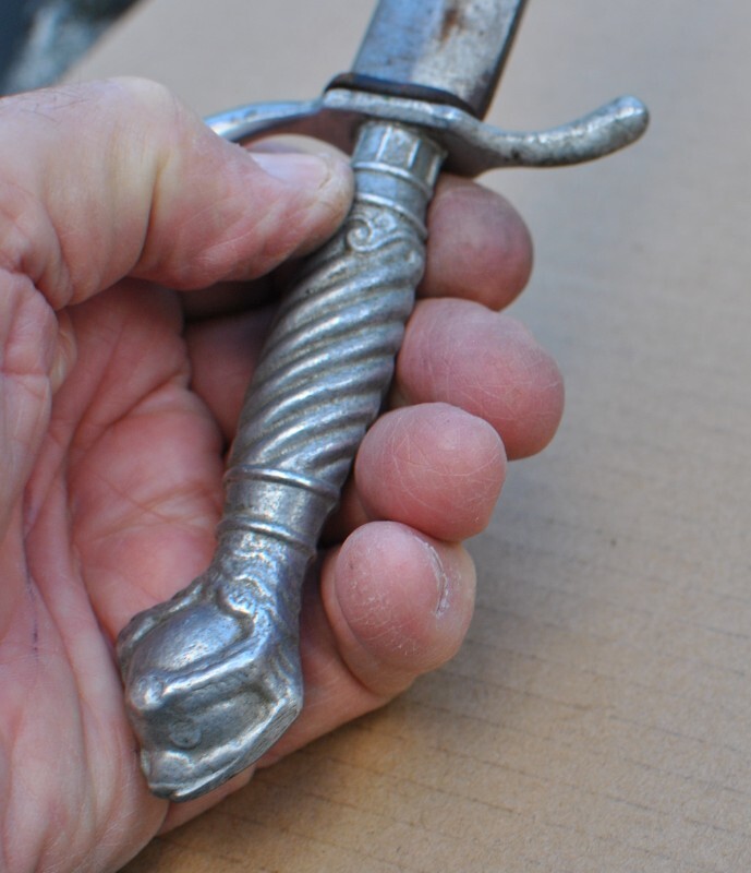 Ball And Claw Dagger Korium Solingen Germany 1950's Original Sheath 10 ...