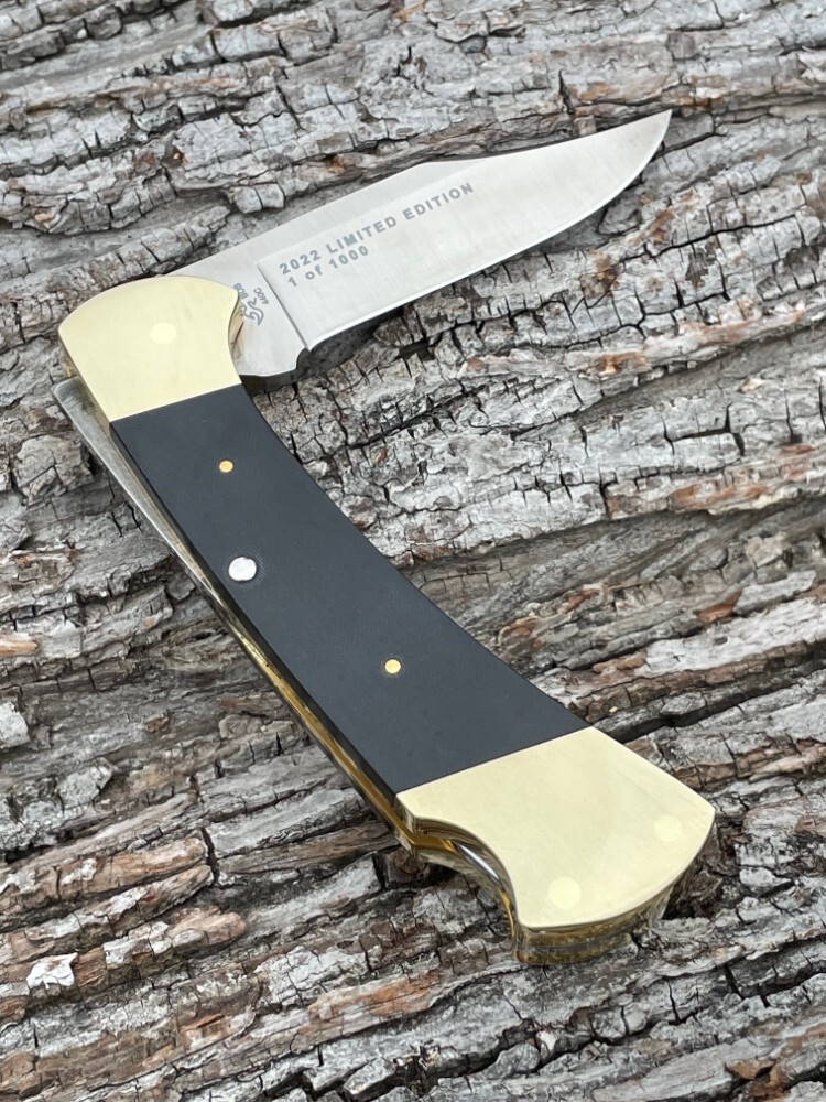 BUCK 112 ** 50th ANNIVERSARY LEGACY COLLECTION 440C IN CLOTH POUCH ...