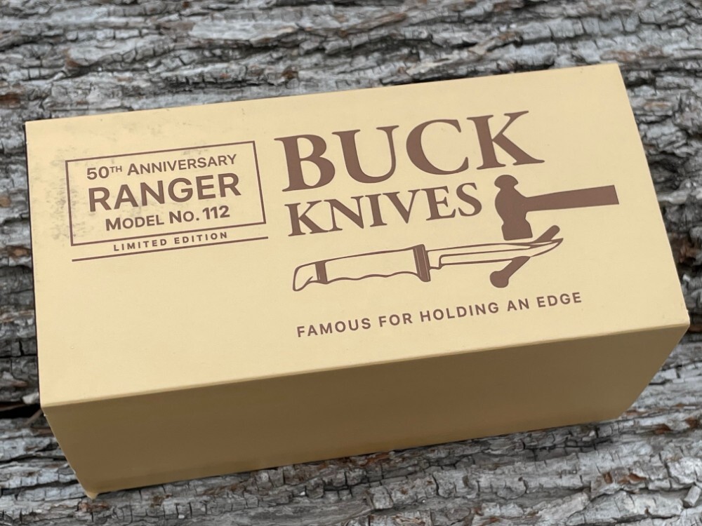 BUCK 112 ** 50th ANNIVERSARY LEGACY COLLECTION 440C IN CLOTH POUCH ...