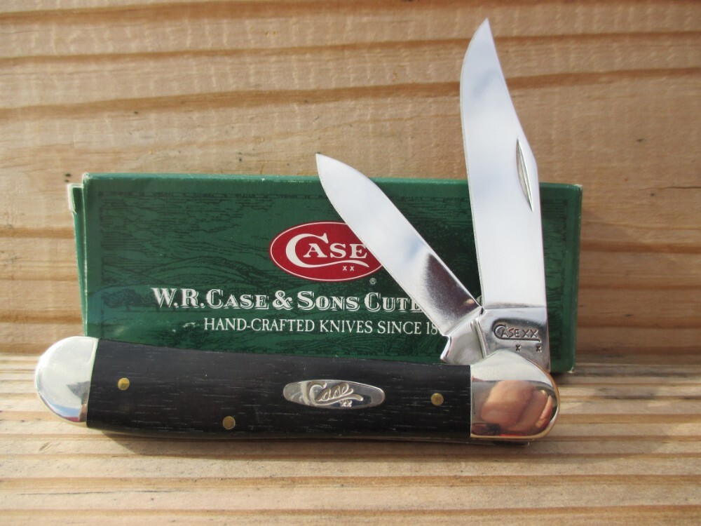 Case XX Copperhead Model 7249 Smooth Hardwood Handles NIB