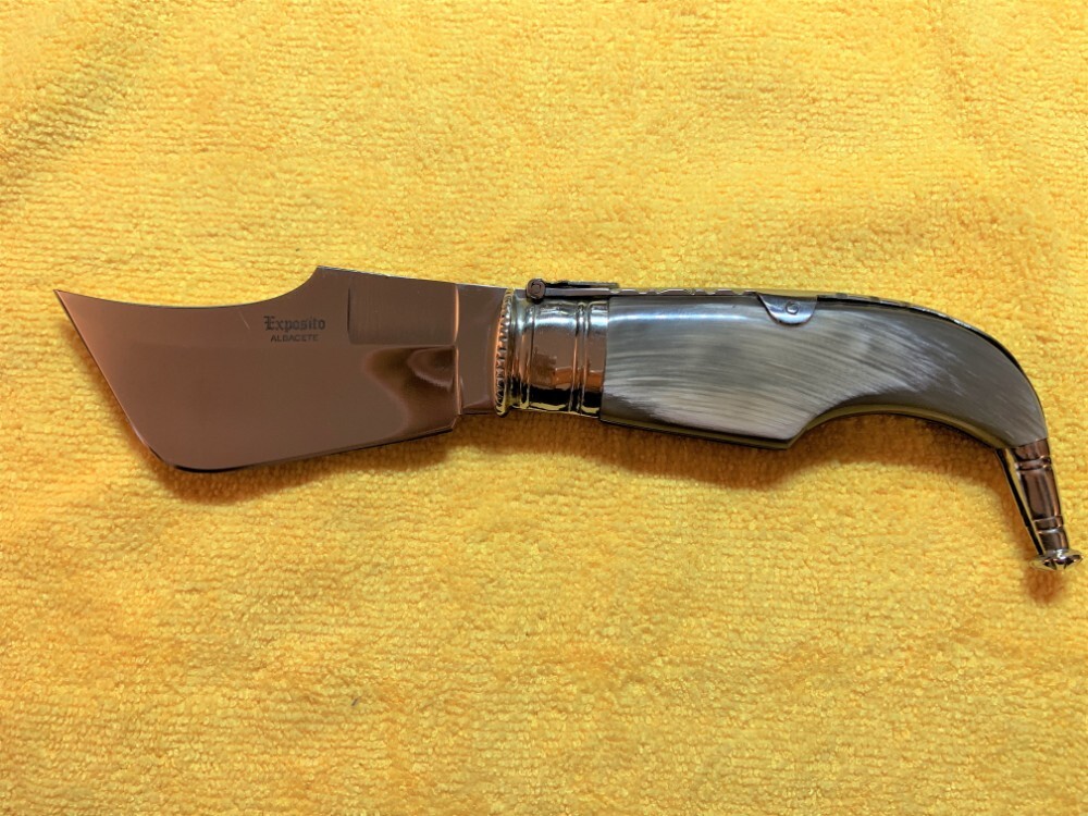 Clasp Knife, Lever Lock, Spanish Navaja, Exposito Serie Capaora