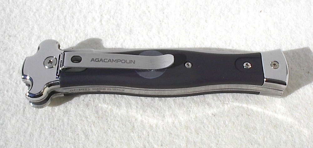 NEW AGA CAMPOLIN AUTOMATIC "ZERO" ANODIZED BLACK ALUMINIUM POLISHED ...