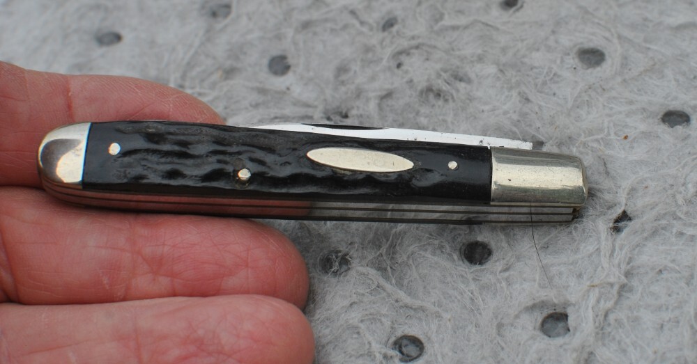 LF&C Universal 2 Blade 3 5/8" Closed Black Fiber Handles Mint Mirror ...