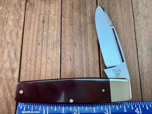 Hen and Rooster A.G. Russell Era Coffin Jack Micarta Bertram Cutlery ...