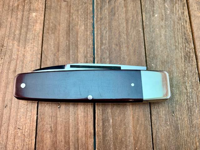 Hen and Rooster A.G. Russell Era Coffin Jack Micarta Bertram Cutlery ...