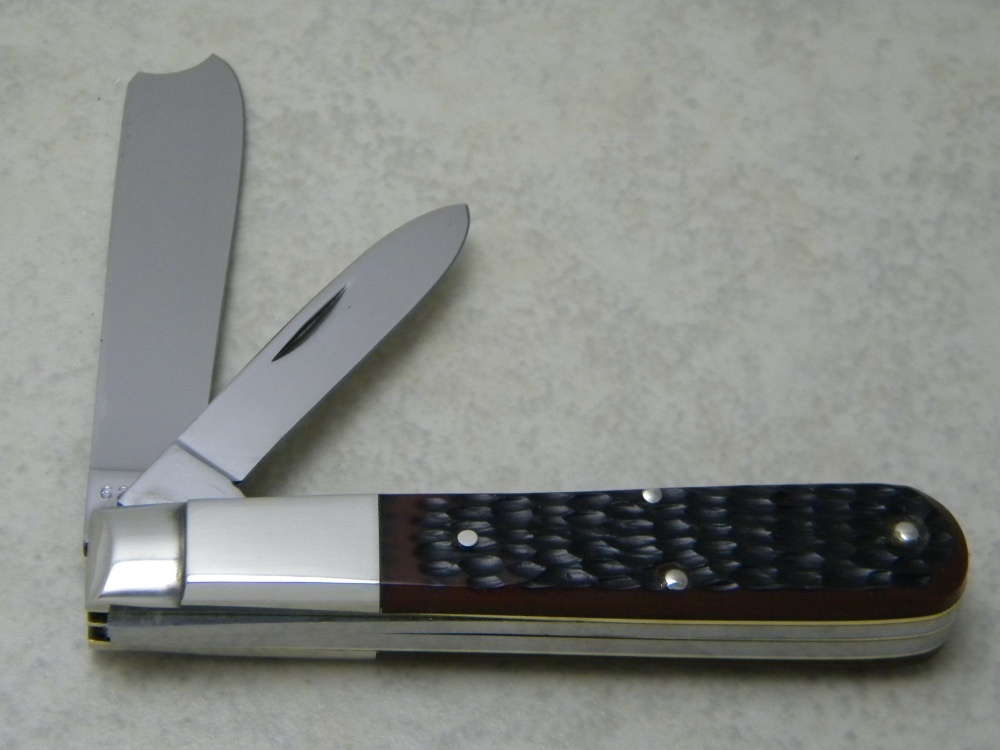 Case XX USA 7 Dot 1973 Delrin 6205R One Arm Razor Barlow Knife