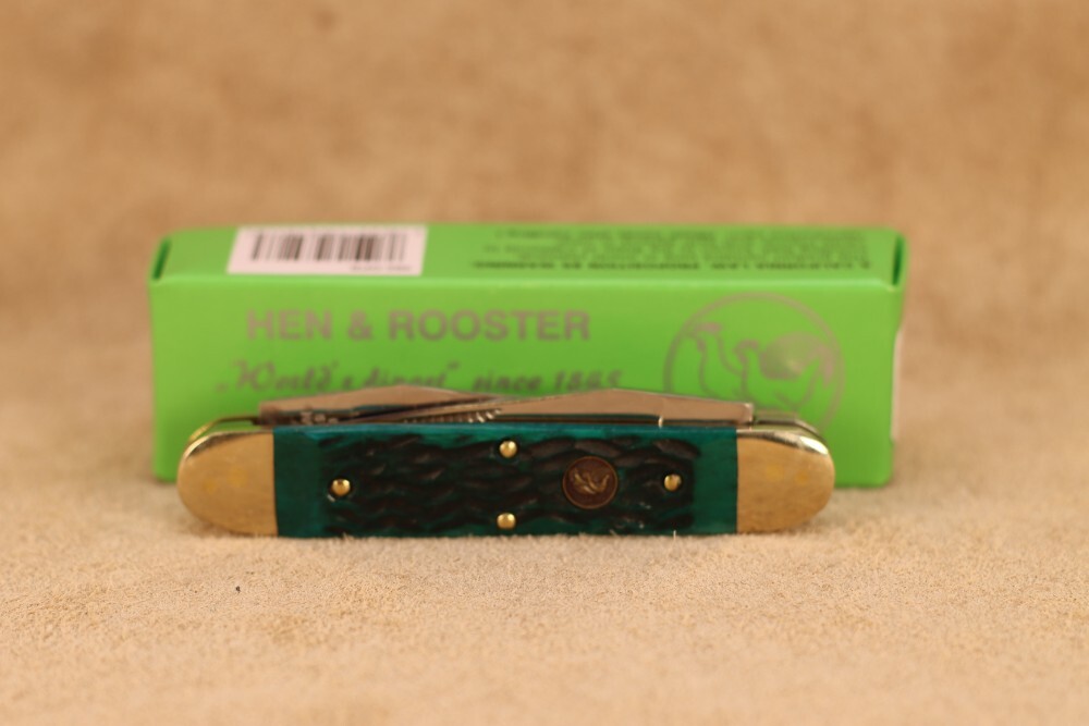 HEN & ROOSTER GREEN PICK BONE MUSKRAT NIB