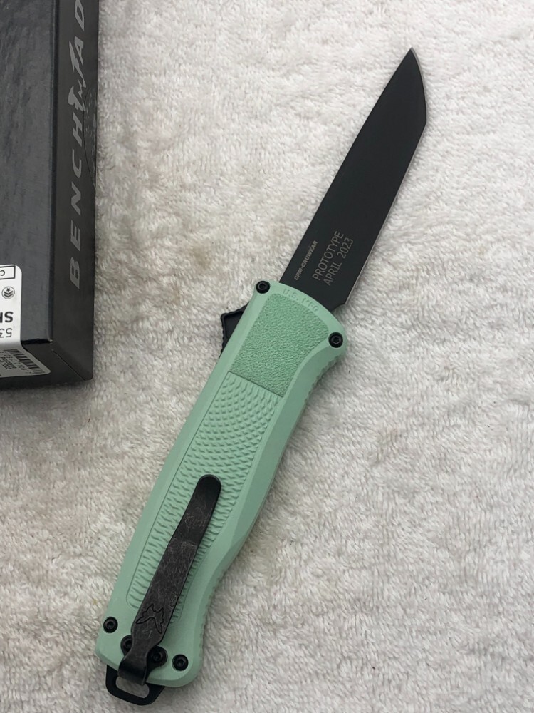 Benchmade Shootout 5370BK-03 Prototype Dual Action Out The Front Auto ...