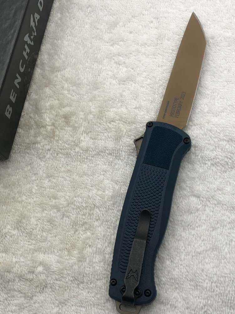 Benchmade Shootout 5370FE-01 Prototype Dual Action Out The front Auto ...