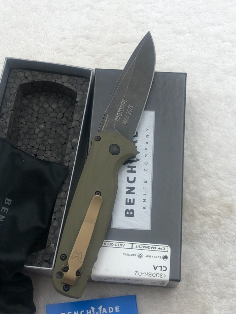 Benchmade 4300BK-02 CLA (Composite Lite Auto) Push Button Auto Knife ...
