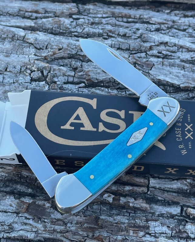 CASE XX ** SFO 2023 CARIBBEAN BLUE BONE DIAMOND XX SHIELD CANOE