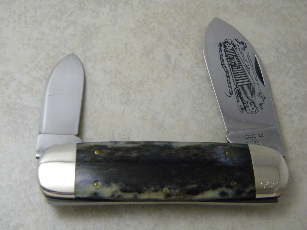 Case XX USA 10 Dot Bone NKCA Museum Founder's Elephant Toe Knife