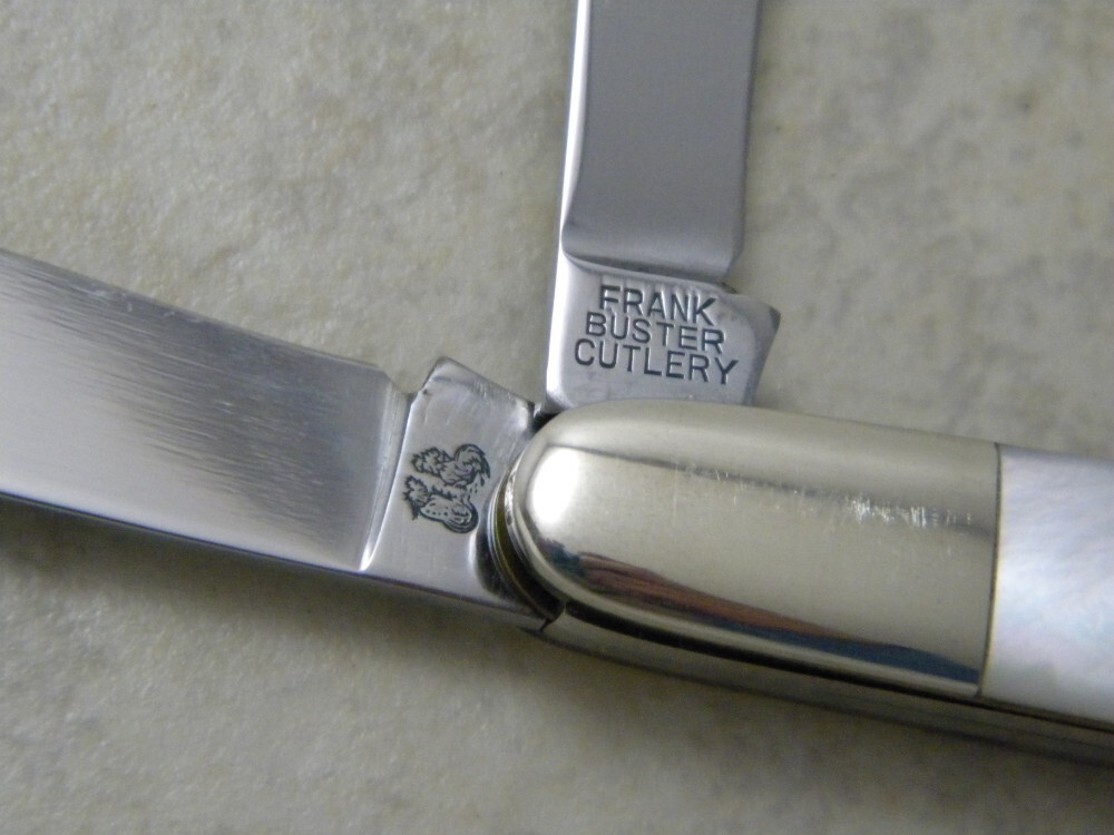 Fight'n Rooster Germany Pearl 1980 Museum Founder's Stockman Knife