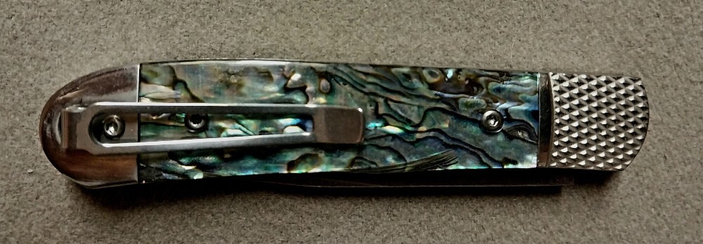 CobraTec Hidden Release Trapper Genuine Abalone Shell Handles