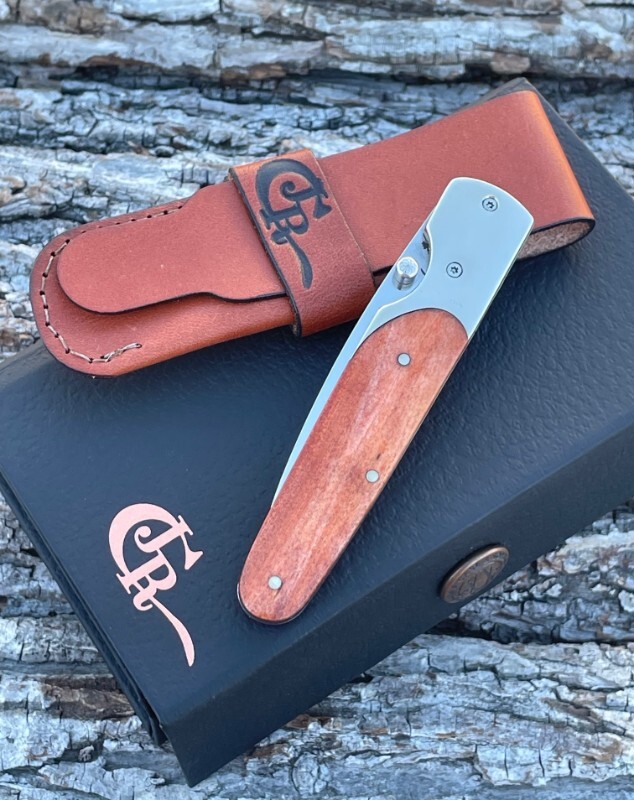CASE XX ** SMOOTH CHESTNUT BONE BG 42 SLIMLOCK W/LEATHER SHEATH