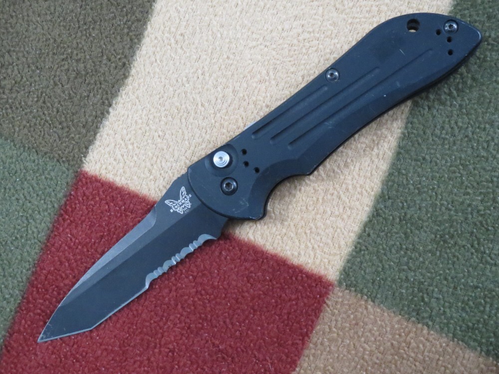 Benchmade 9101 Auto Stryker Push Button Automatic Knife Slide Lock~50/ ...