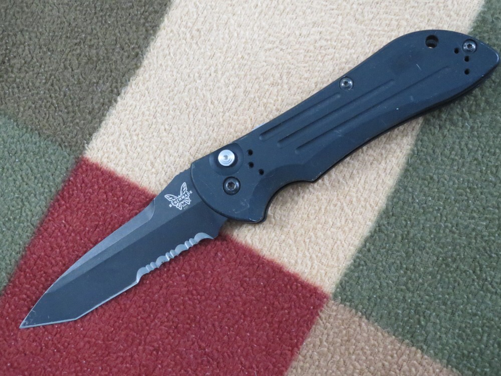 Benchmade 9101 Auto Stryker Push Button Automatic Knife Slide Lock~50/ ...