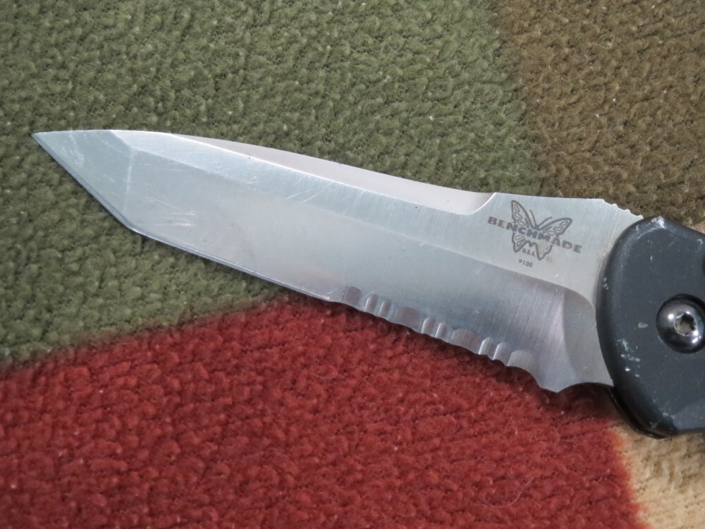 Benchmade 9100 Auto Stryker ELISHEWITZ Push Button Auto Knife Slide ...