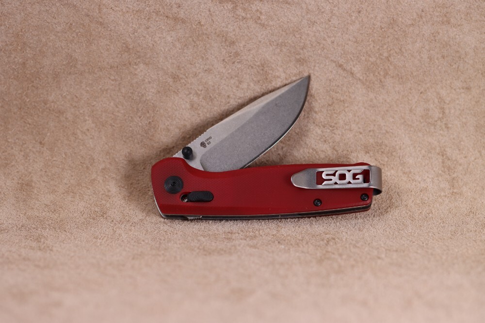 SOG Terminus Folding Knife Crimson