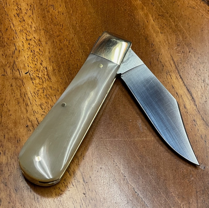 Michael May Traditional Sheffield Barlow knife with Clip Point blade ...
