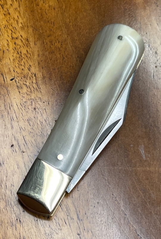 Michael May Traditional Sheffield Barlow knife with Clip Point blade ...