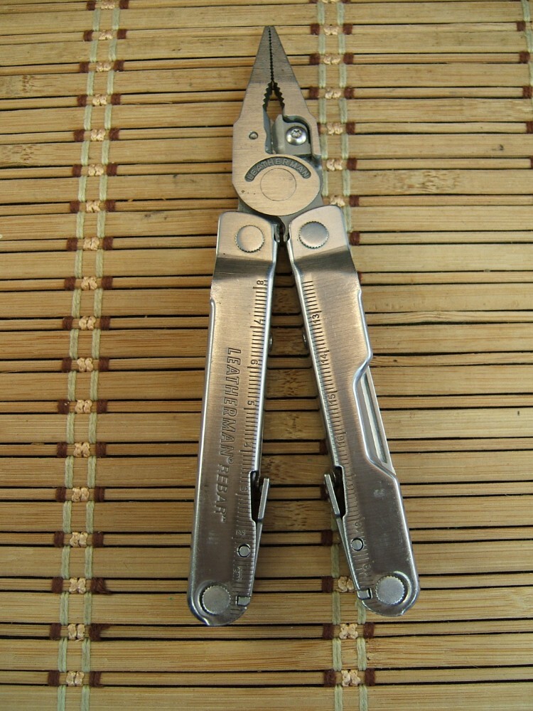 LEATHERMAN REBAR SILVER MULTI-TOOL PORTLAND OR. NICE CONDITION WITH ...