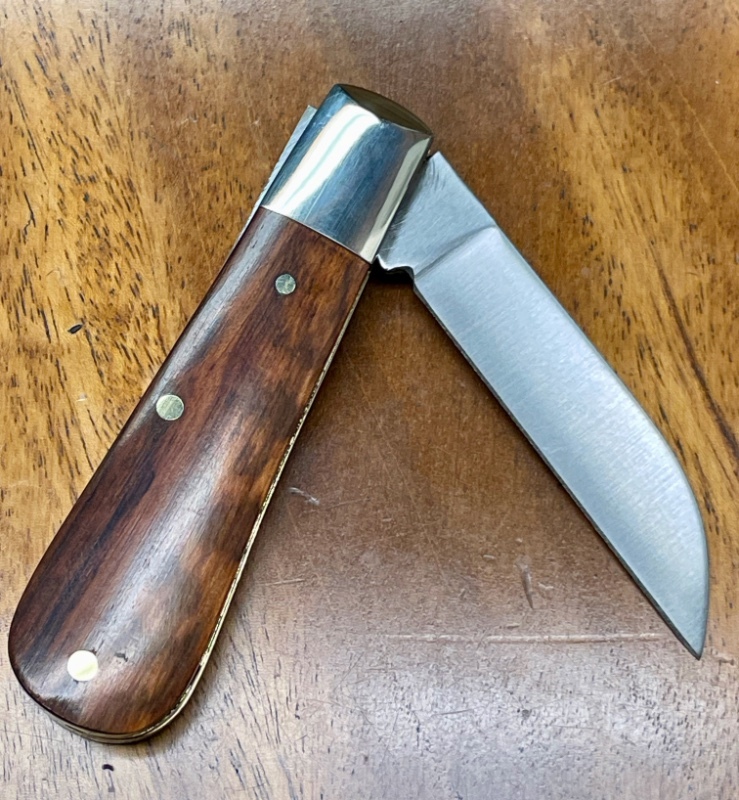 A. Wright & Son, Traditional Barlow pocket knife with Wharncliffe blade ...