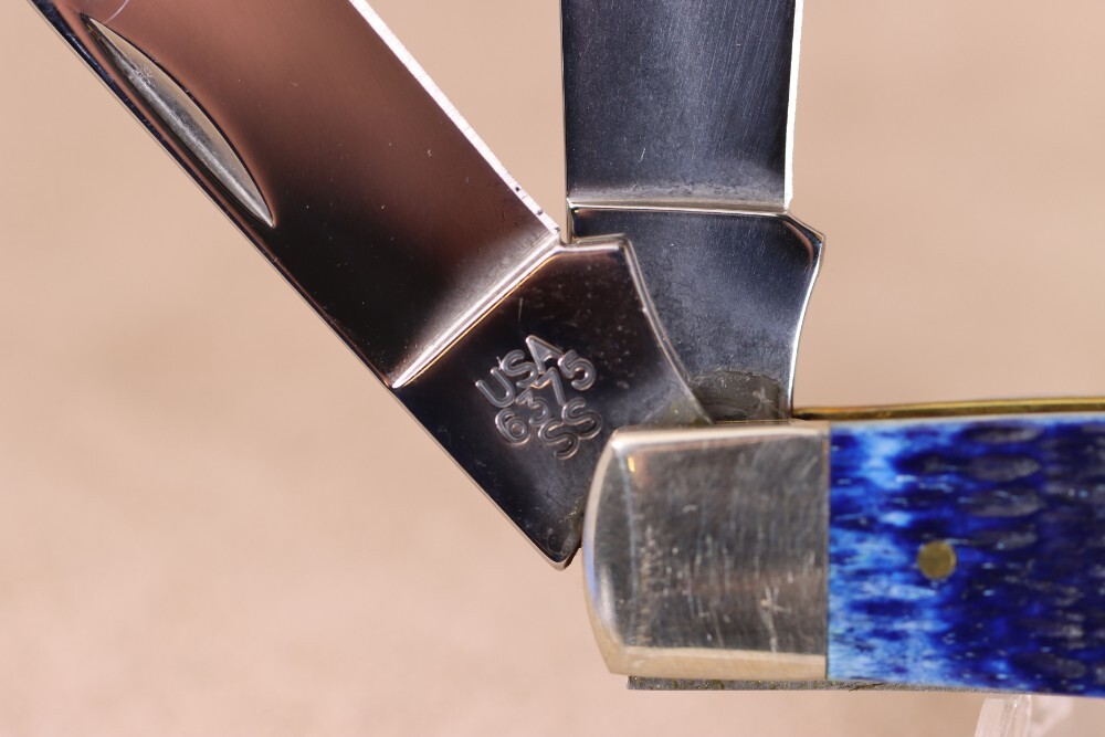 CASE XX 6375SS BLUE BONE 2008 RED SHIELD JUMBO STOCKMAN