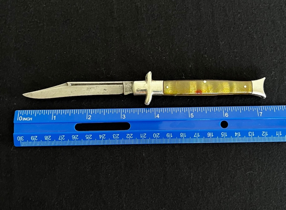 Vintage Hibbard Spencer Bartlett Fishtail Jack Knife With Beautiful ...