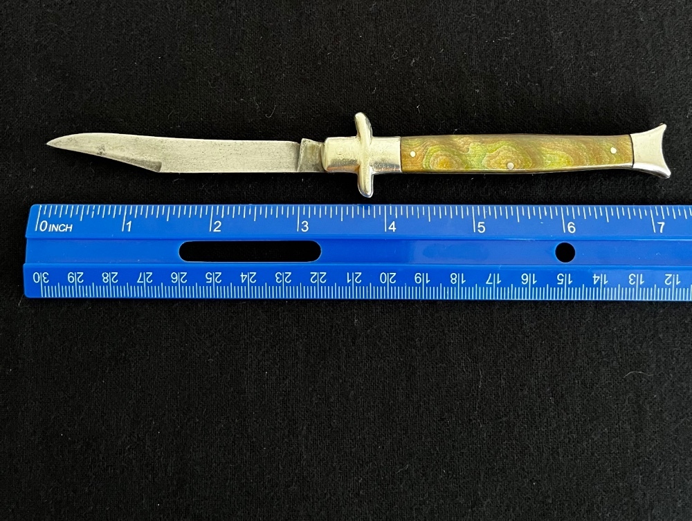 Vintage Hibbard Spencer Bartlett Fishtail Jack Knife With Beautiful ...