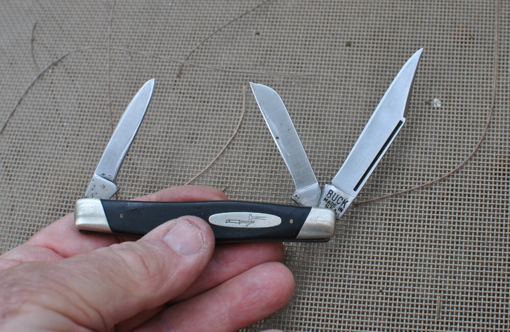 Buck 301 Camillus Made 70's Stockman Used Tight Loud Snap All Blades ...