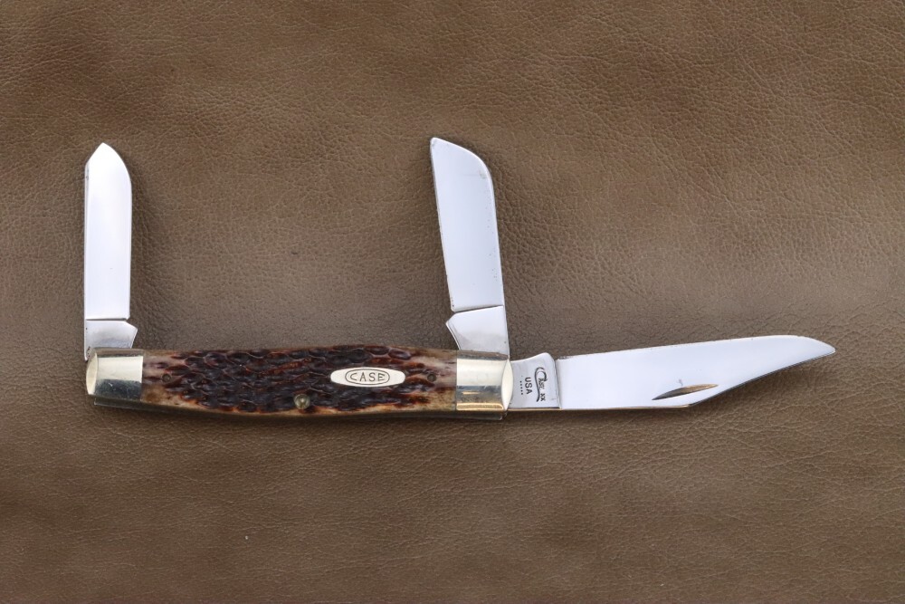 CASE XX 6375CV 2015 BONE HANDLES JUMBO STOCKMAN