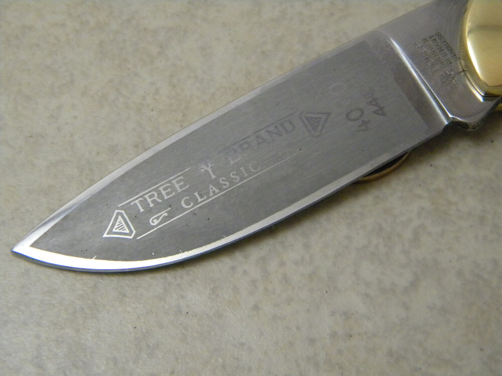 Boker Tree Brand Solingen Germany 4000 Stag Lockback Folding Hunter Knife