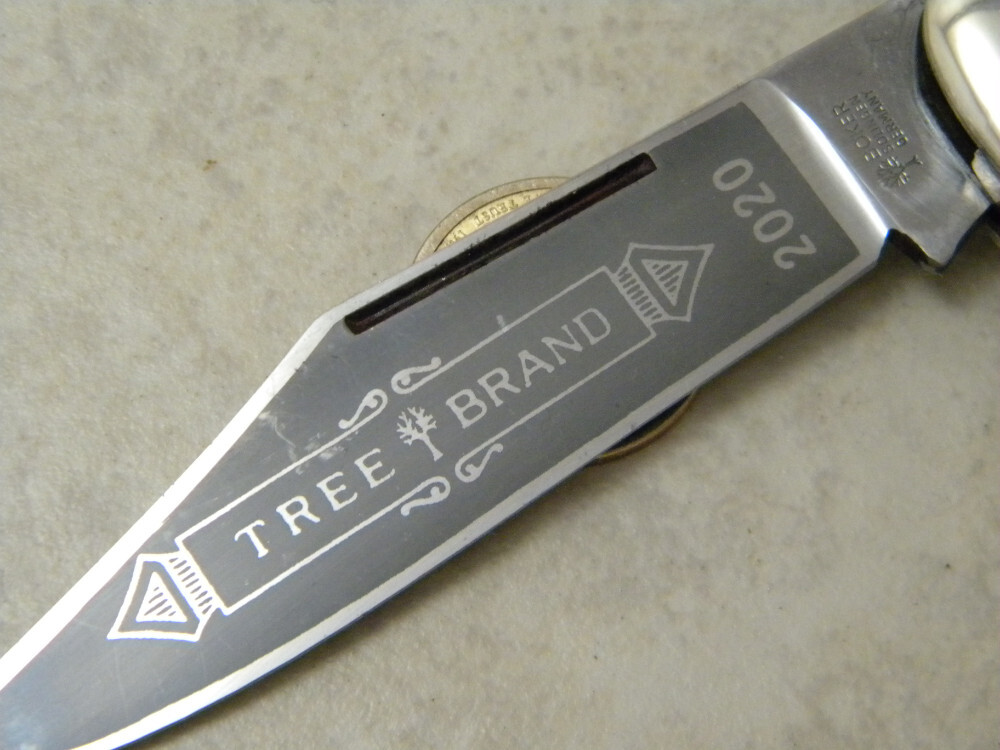 Boker Tree Brand Solingen Germany 2020 Delrin 2 Blade Folding Hunter Knife