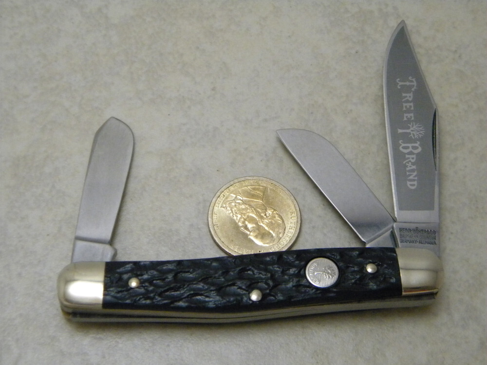 Henry Boker & Co Tree Brand Solingen Germany Delrin Stockman Knife