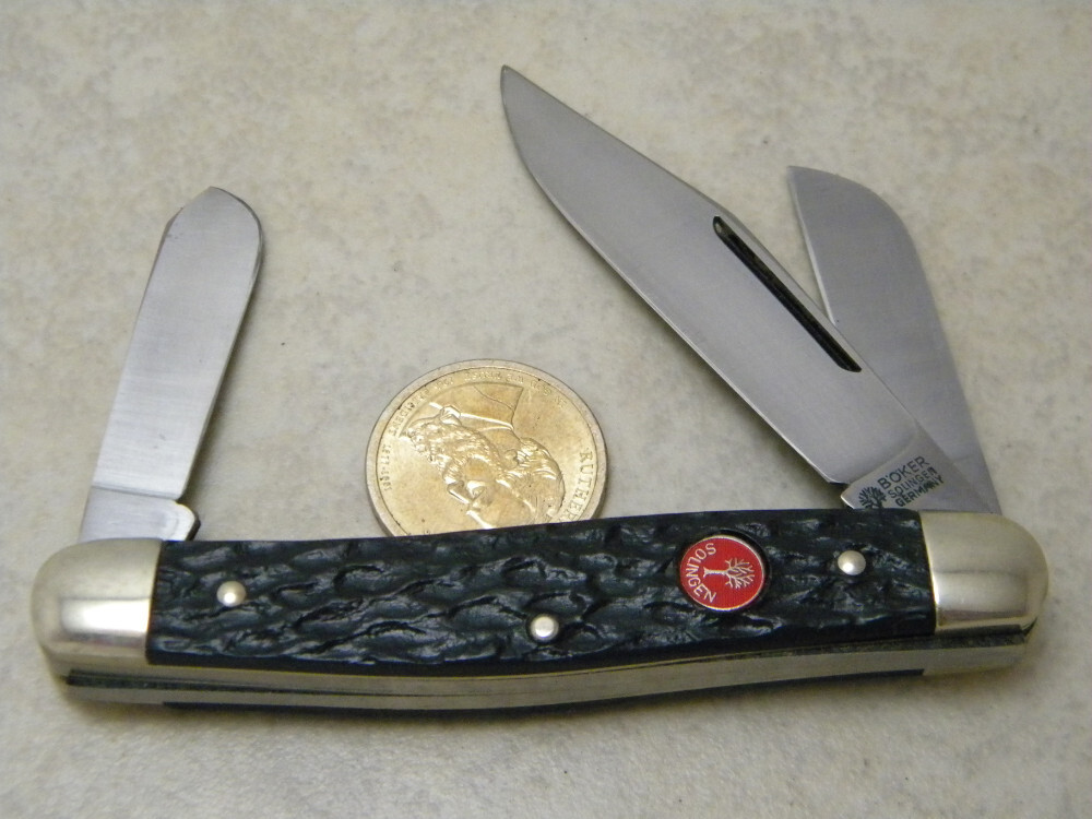 Boker Solingen Germany Delrin Stockman Knife