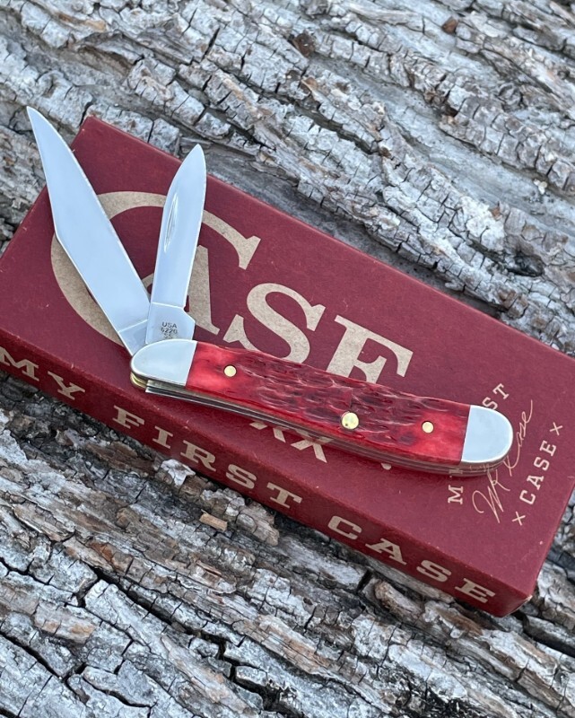 CASE XX ** 2024 MY FIRST CASE PEACH SEED OLD RED PEANUT