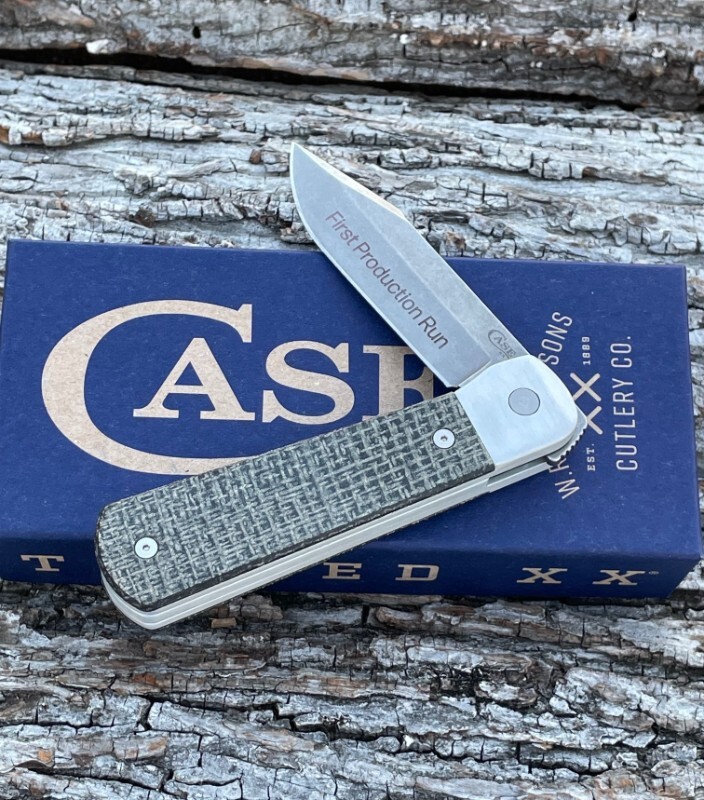 CASE XX ** FIRST PRODUCTION RUN 2024 SMOOTH BLACK BURLAP MICARTA LONGHOUSE