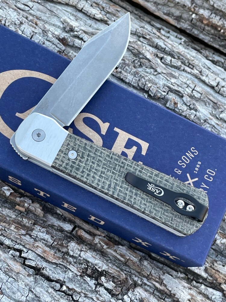 CASE XX ** FIRST PRODUCTION RUN 2024 SMOOTH BLACK BURLAP MICARTA LONGHOUSE