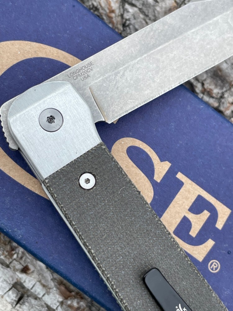 CASE XX ** FIRST PRODUCTION RUN 2024 SMOOTH OD GREEN CANVAS MICARTA ...