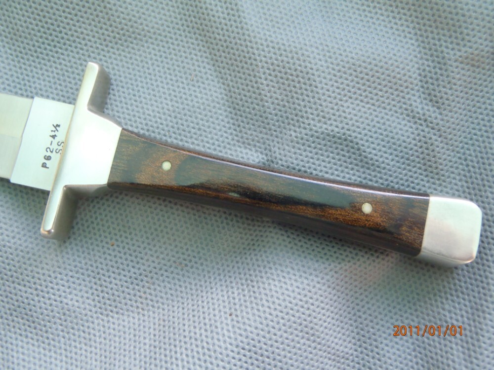 CASE XX USA 10 dot 1980 Boot Knife P62-4 1/2" SS