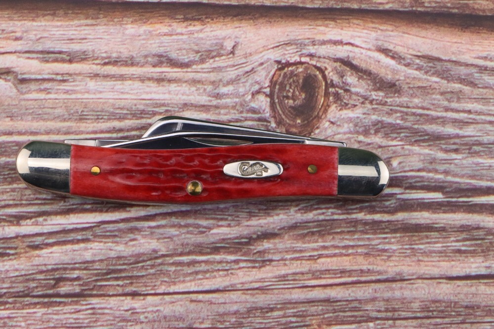 2019 CASE XX 6318SS DARK RED LIGHTLY JIGGED BONE