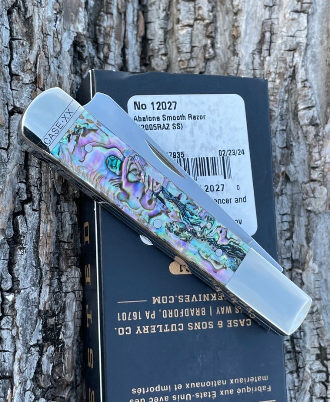 CASE XX ** 2024 SMOOTH EXOTIC ABALONE RAZOR