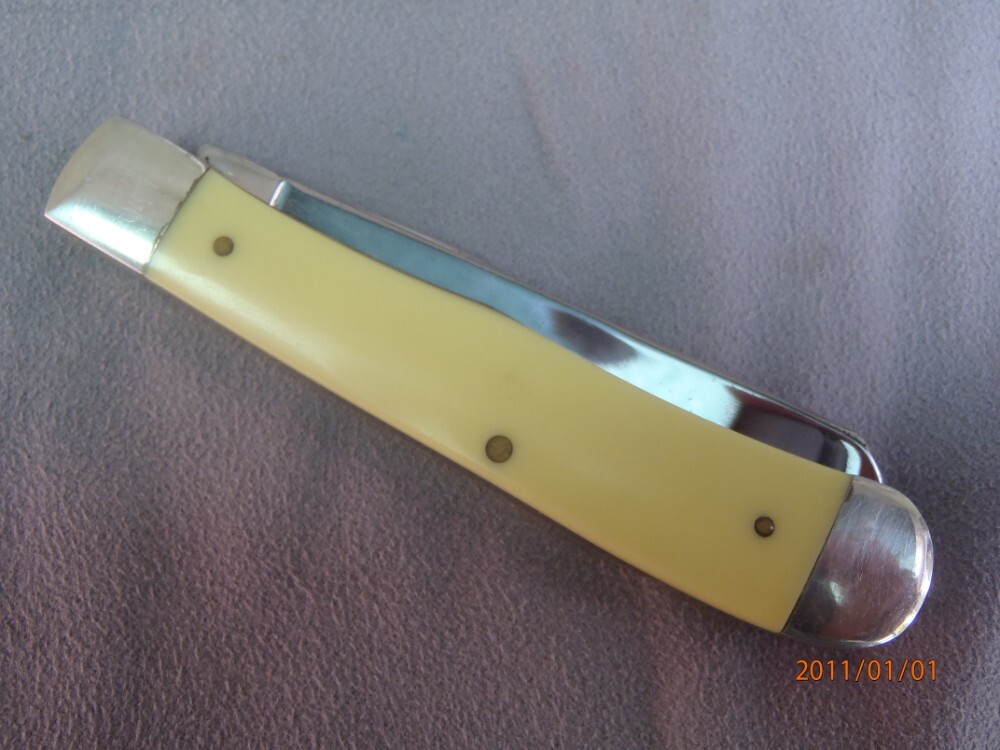 Case XX 3254 Trapper with Yellow Composite Handles 1990