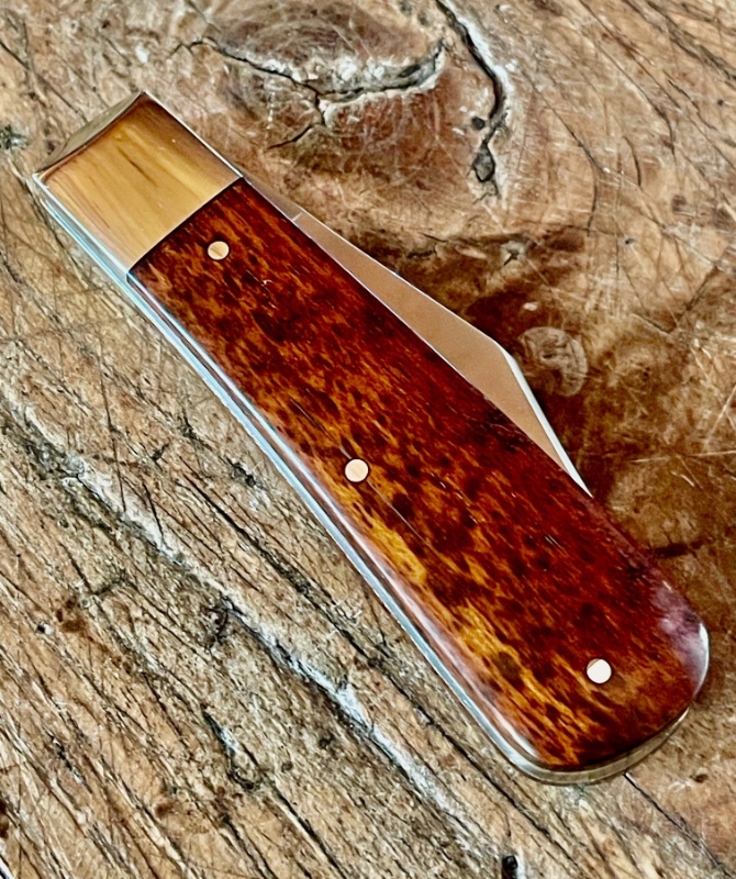 Michael May Traditional Sheffield Barlow knife with Clip Point blade ...