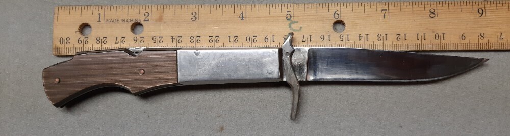 Handmade Switchblade with Swing-guard