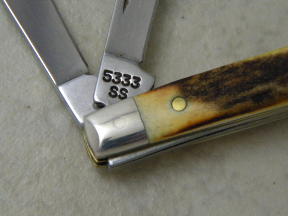 Case XX USA 3 Dot (1997) 5333 Stag Mini Stockman Knife