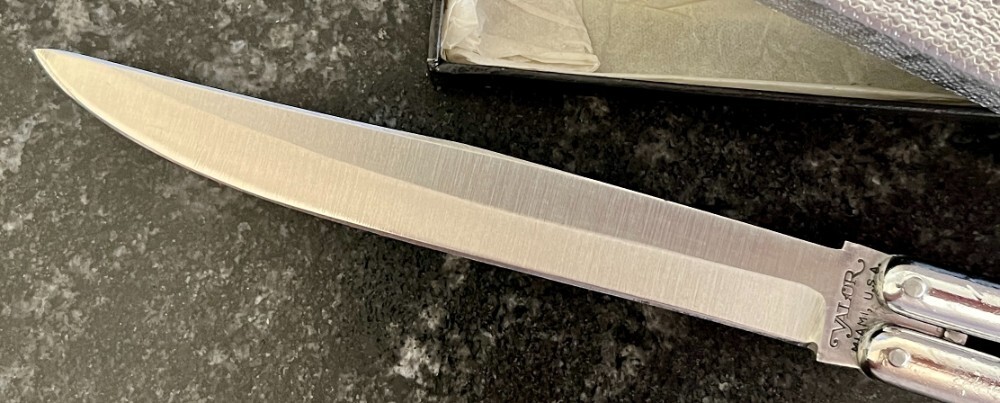 Vintage Valor Balisong Butterfly Knife, Japan, Model 586, With Original ...