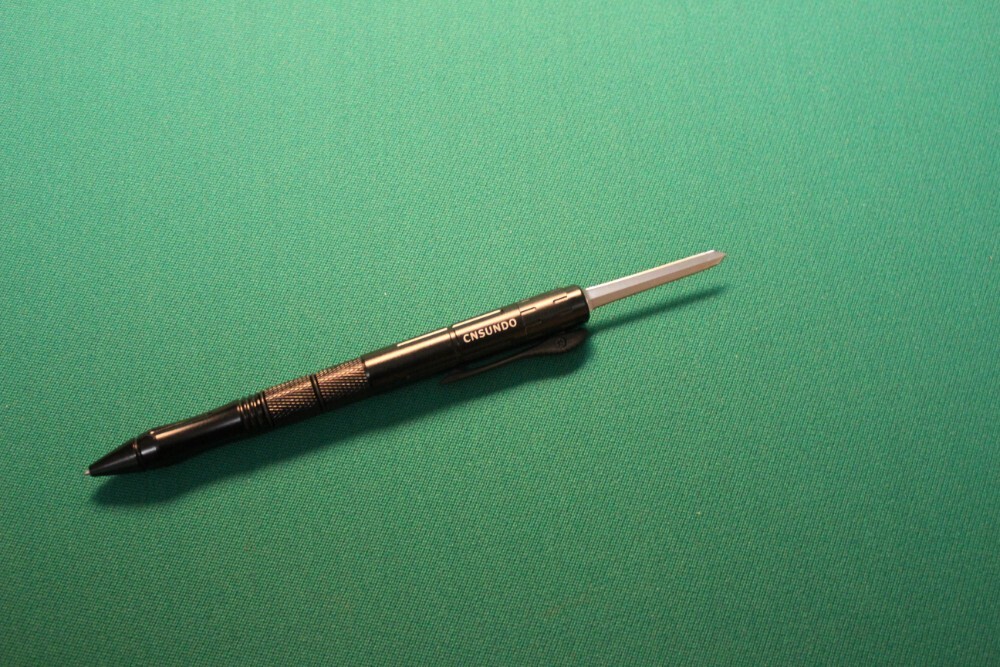 "NEW" - Working Ballpoint Pen / with 1 3/4" OTF Blade (pen switchblade ...