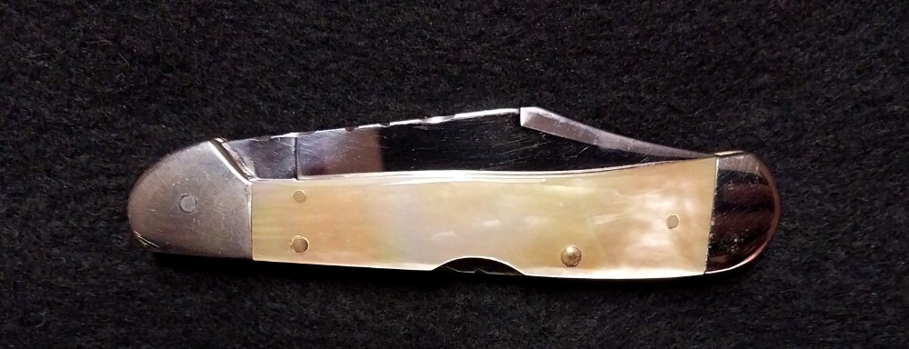 Dual action Mini Copperlock with Genuine Gold-lip Mother of Pearl ...